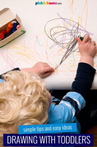 Toddler Drawing - tips for getting started - Picklebums