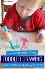 Toddler Drawing - tips for getting started - Picklebums