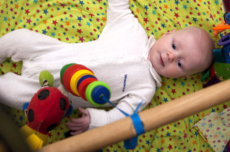 Homemade Baby Gym Toys - Picklebums