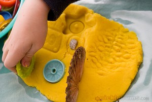 Play Dough Patterns and Textures Activity. - Picklebums