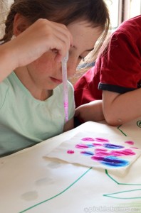 Easy Art For Kids - Dropper Painting - Picklebums