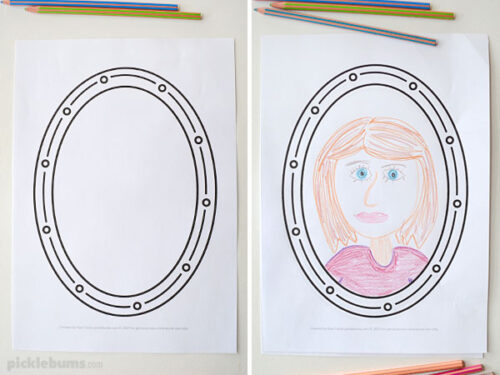 Picture Frame Drawing Prompts - Free Printable - Picklebums