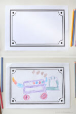 Picture Frame Drawing Prompts - Free Printable - Picklebums