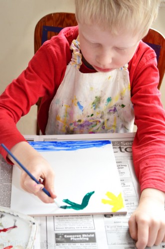 Mono Printing Using Tiles - Picklebums