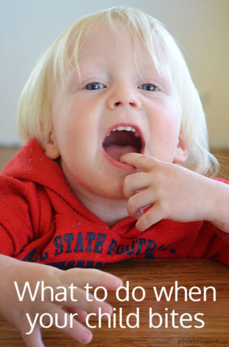 What to do When Kids Bite. - Picklebums