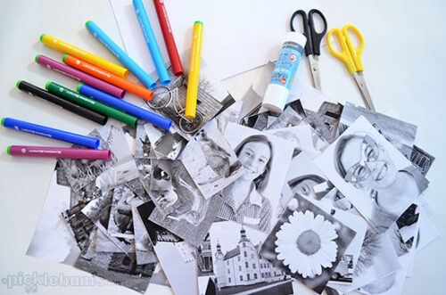 Crazy Photo Collage Art For Kids - Picklebums