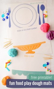 Fun Food Play Dough Mats - Picklebums