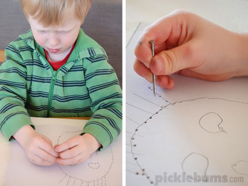 Pin Prick Drawing - Picklebums