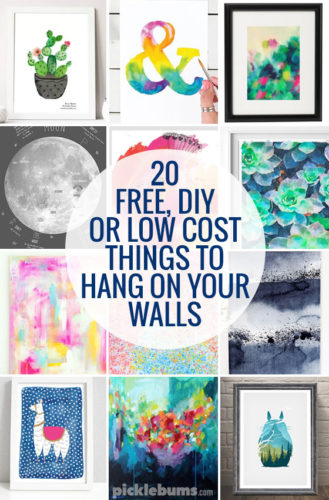 20 Cool Things to Hang on Your Walls - Picklebums