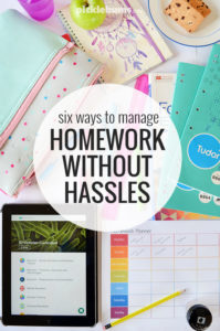 How to Help Kids Manage Homework Without Hassles. - Picklebums