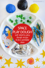 Super Cool Space Play Dough Activity. - Picklebums