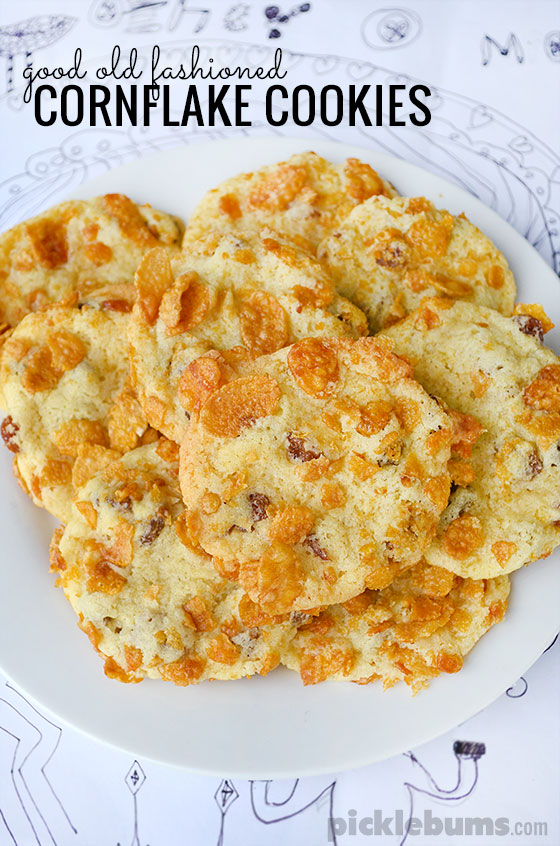 Cornflake Cookies - Picklebums