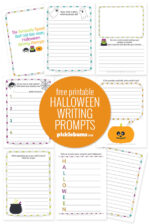 Free Printable Halloween Writing Prompts for Kids - Picklebums