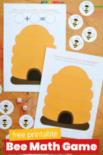 Bee Math Game - Free Printable - Picklebums