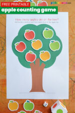 Free Printable Apple Counting Game - Picklebums