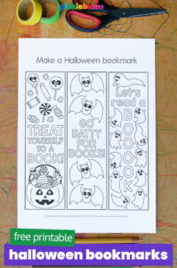 Free Printable Halloween Bookmarks - Picklebums
