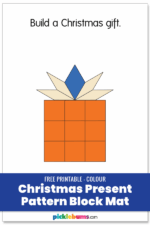 Free Printable Christmas Pattern Block Mats - Picklebums
