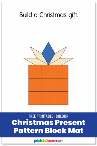 Free Printable Christmas Pattern Block Mats - Picklebums