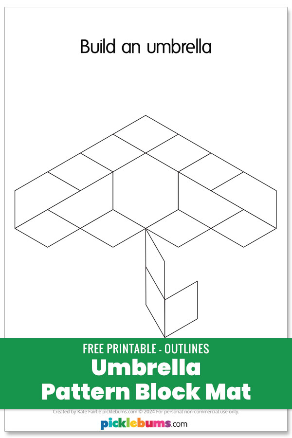 Free Printable Spring Pattern Block Mats - Picklebums