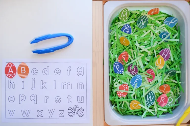 Easter Egg Alphabet Matching - Free Printable - Picklebums