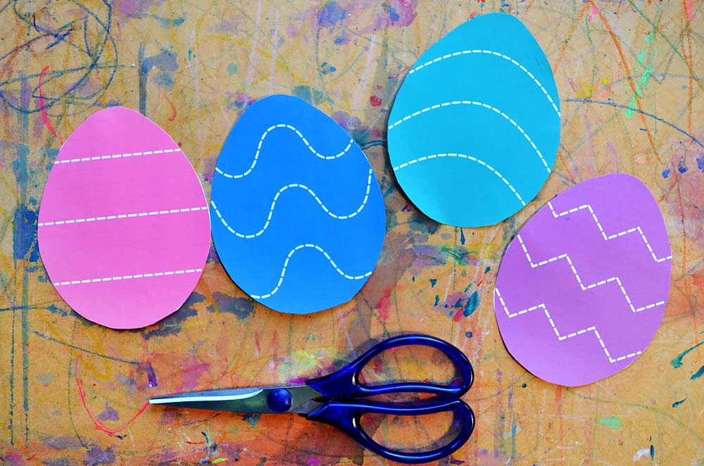 Easter Cutting Practice - Free Printable - Picklebums